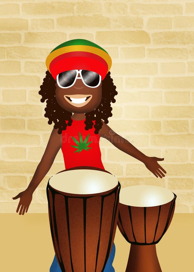 Jamaican Man Cartoon
