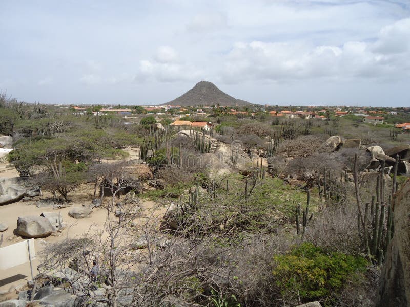 Jamanota Hill Highest in Aruba Stock Photo - Image of aruba, bein: 76584040