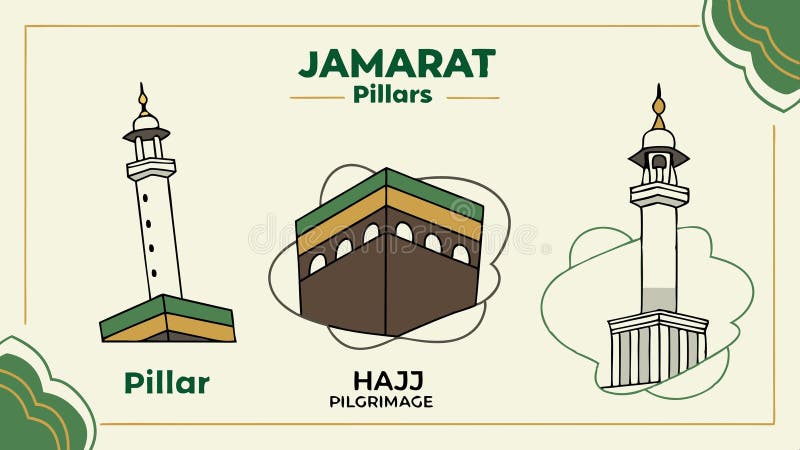 Jamarat Drawing Stock Illustrations – 15 Jamarat Drawing Stock ...