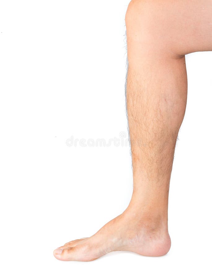 Jambe d'homme image stock. Image du veau, velu, propre - 155666745