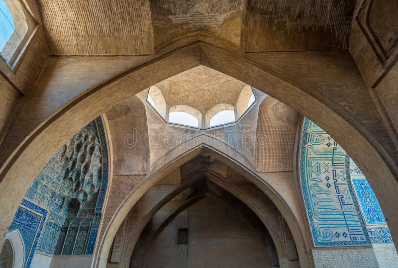 Jameh or Friday Mosque of Isfahan, Iran Stock Photo - Image of landmark ...