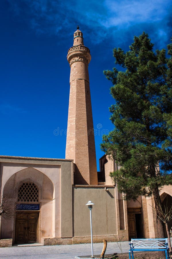 Jameh Mosque in Naein stock image. Image of design, pray - 31958837