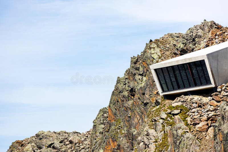 A James Bond 007 Elements Installation in the Alps Editorial ...