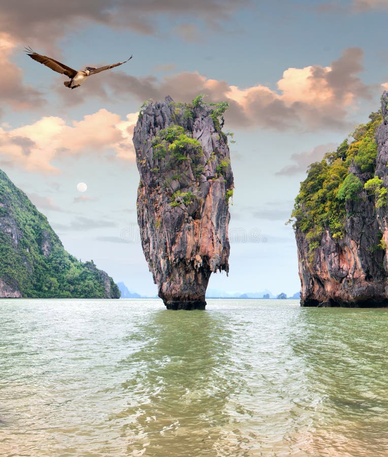 James Bond Island stock photo. Image of bond, coastline - 35074516