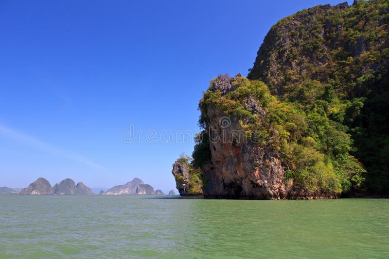James Bond Islands Archipelago Ko Tapu Stock Photo - Image of james ...