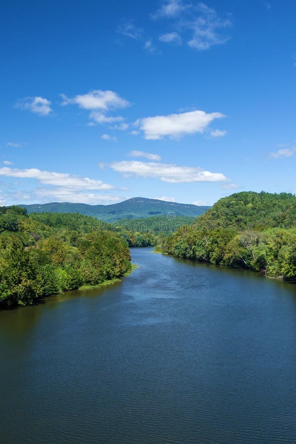 James River from the Blue Ridge Parkway Stock Image - Image of view ...