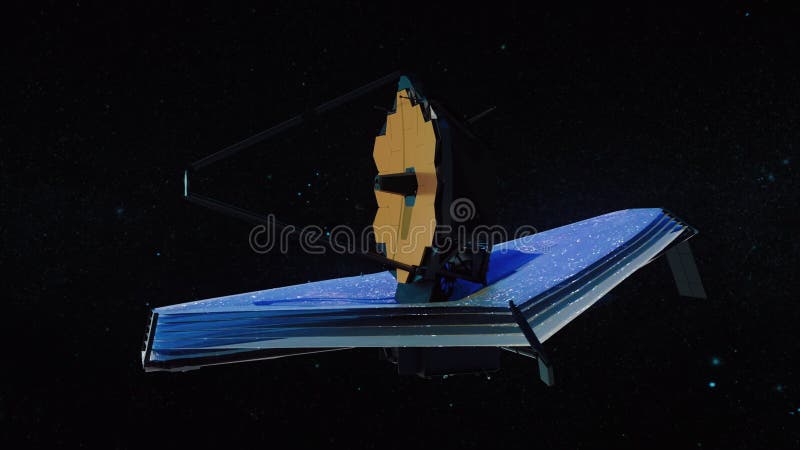 James Webb Space Telescope Fully Deployed. Stock Video - Video of probe ...
