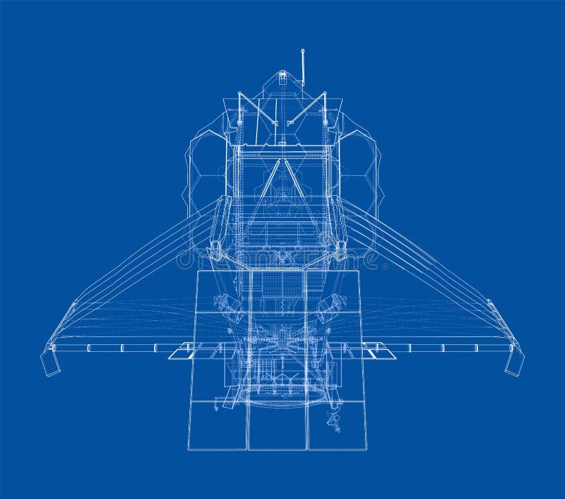 James Webb Space Telescope. Vector Stock Vector - Illustration of ...