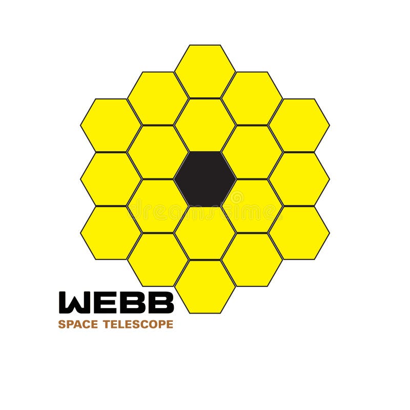 James Webb Space Telescope Vector Graphic Illustration. Astronomy Stock ...