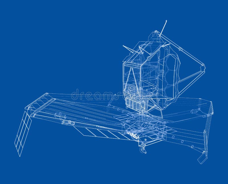 James Webb Space Telescope. Vector Editorial Photo - Illustration of ...