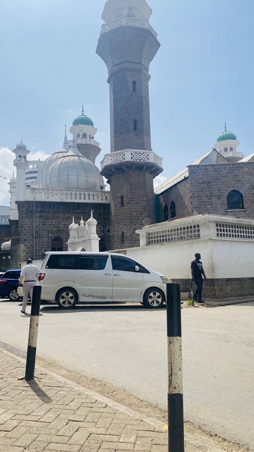 Jamia Mosque Lane in Nairobi Kenya Editorial Stock Photo - Image of ...