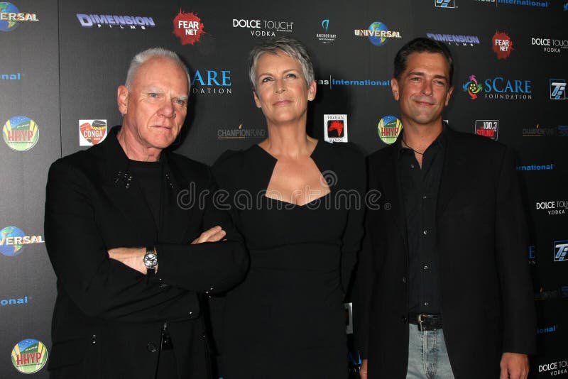 Jamie Lee Curtis, Malek Akkad Editorial Stock Image - Image of mcdowell ...