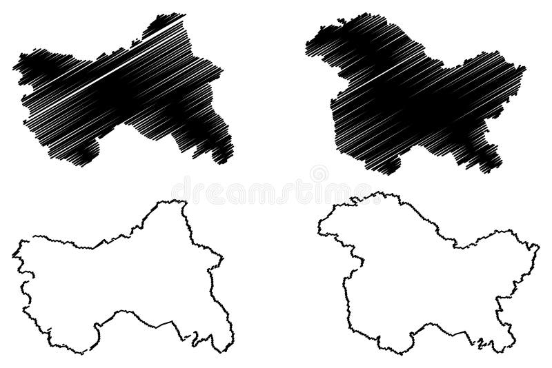 Srinagar Map Stock Illustrations – 115 Srinagar Map Stock Illustrations ...