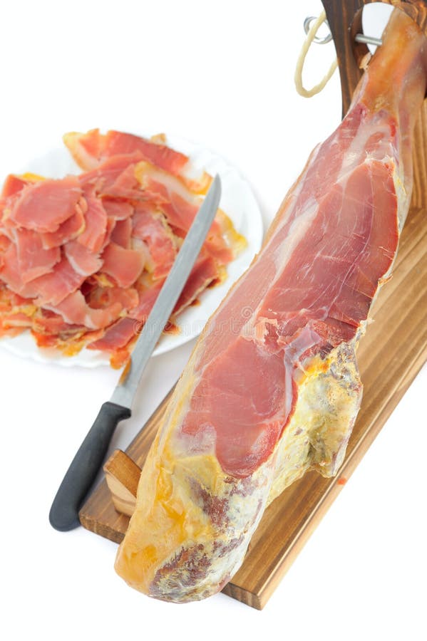 Jamon serrano stock image. Image of aperitive, entree - 22856377