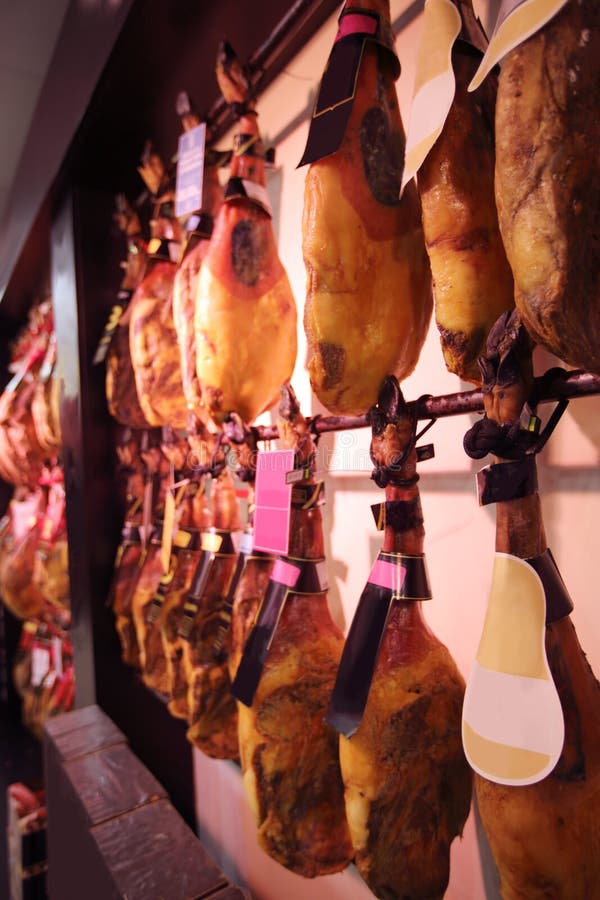 Jamon stock image. Image of meat, shop, jamon, spain - 91210083
