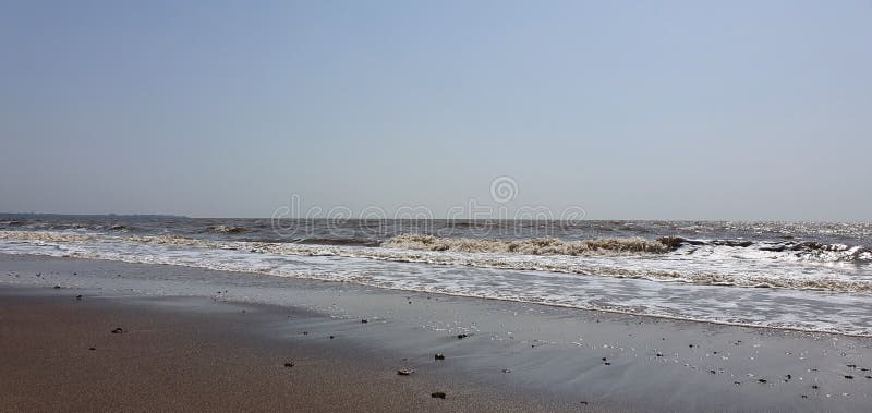 Jampore Beach, Daman, Gujarat, India Stock Photo - Image of destination ...