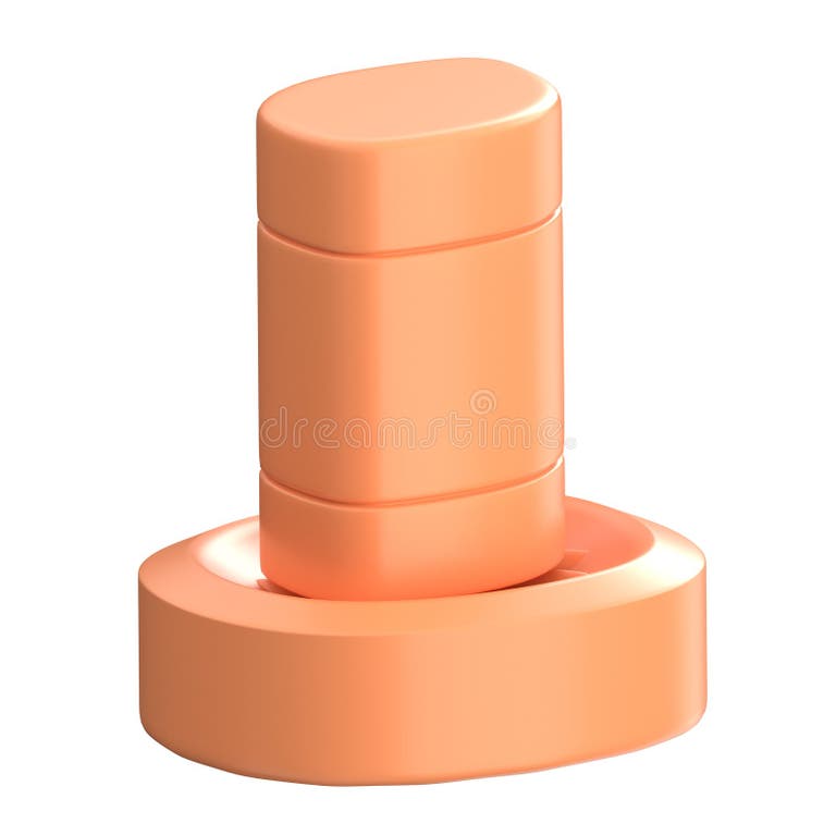 Jamrah pillars 3D Icon stock illustration. Illustration of render ...