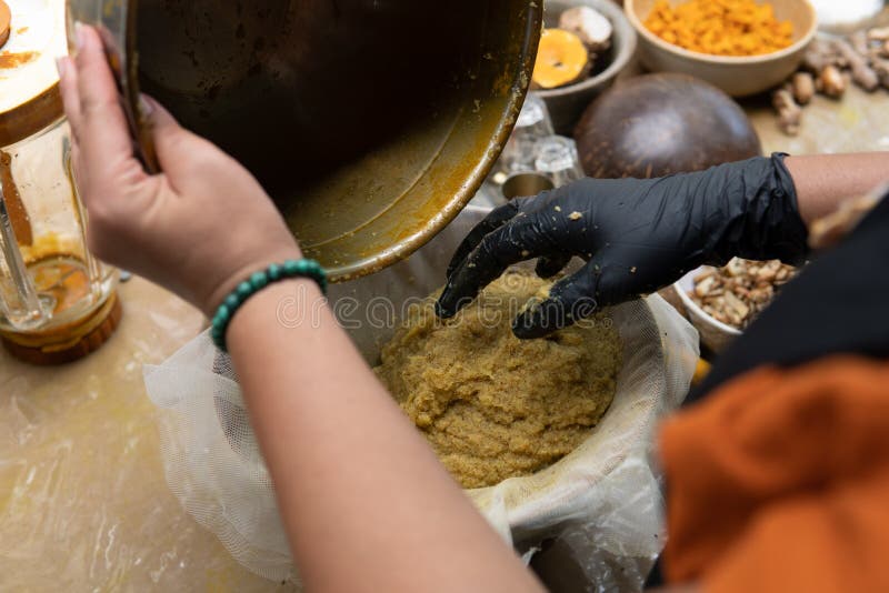 Jamu puree or jamu blend stock image. Image of java - 180787565