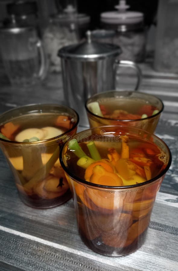 Jamu sehat stock image. Image of ginger, drink, warm - 382557217