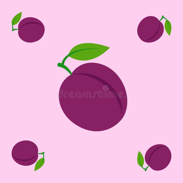 Jamun Fruit Seamless for Pattern Fabric, Simple Jamun Fruit Cute Repeat ...