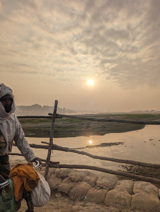 Jamuna River Vrindavan Parikrama Belvan Editorial Stock Image - Image ...