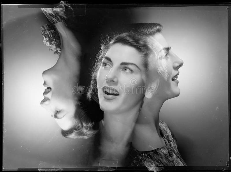 Jan Fahey, 1947, Composite Portrait by Max Dupain Stock Photo - Image ...