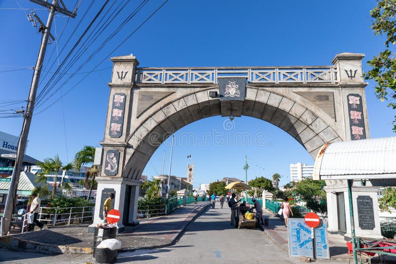 Bridgetown Barbados Arch Bridge Stock Photos - Free & Royalty-Free ...