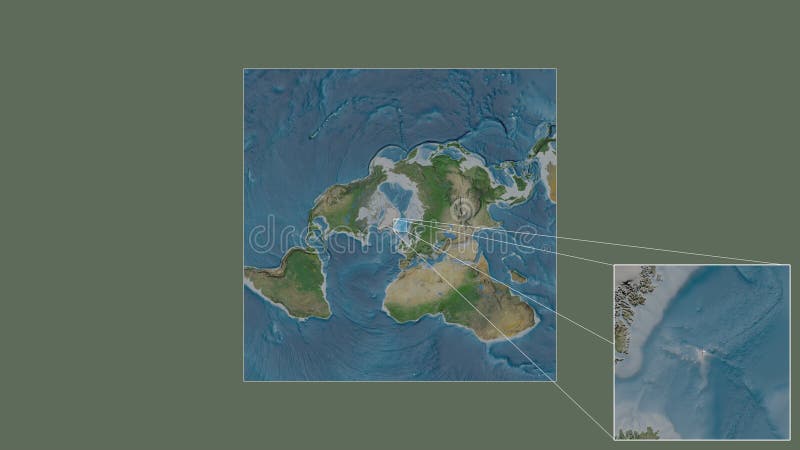 Jan Mayen - Satellite. Area Extracted Stock Illustration - Illustration ...