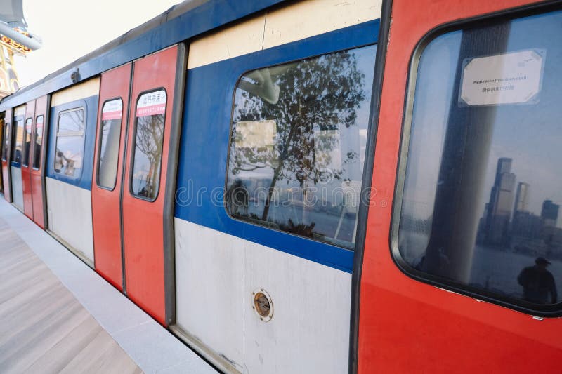 Public Transportation Scene in a Spacious Metro Car. Jan 12 2024 ...