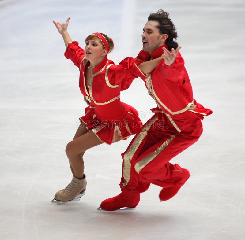 Jana Khokhlova E Sergei Novitski (RUS) Fotografia Stock Editoriale ...