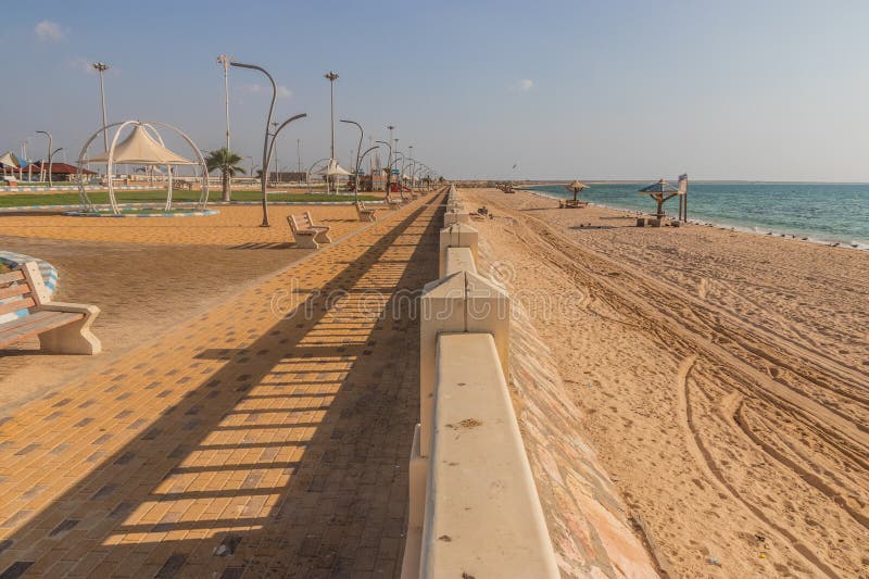 Janaba Beach on Farasan Island, Saudi Arab Stock Photo - Image of shore ...