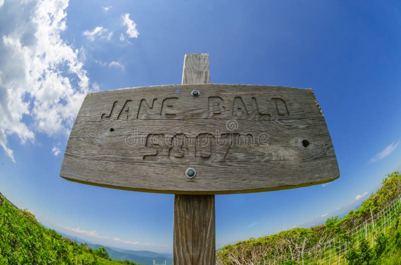 Jane Bald Sign foto de stock. Imagem de montanha, brilhante - 42252680