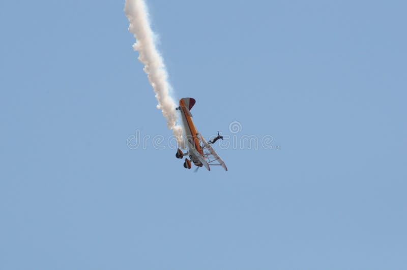 Jane Wicker Wingwalker photo éditorial. Image du jeanne - 31767421
