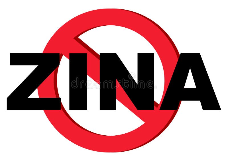The Warning Sign for Do Not Come Close To Zina Stock Illustration ...