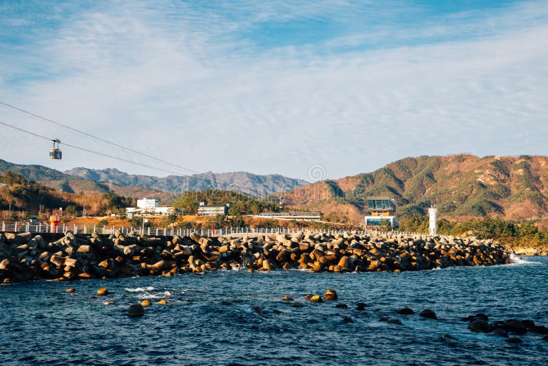 View of Jangho Port in Samcheok, Korea Stock Image - Image of korea ...