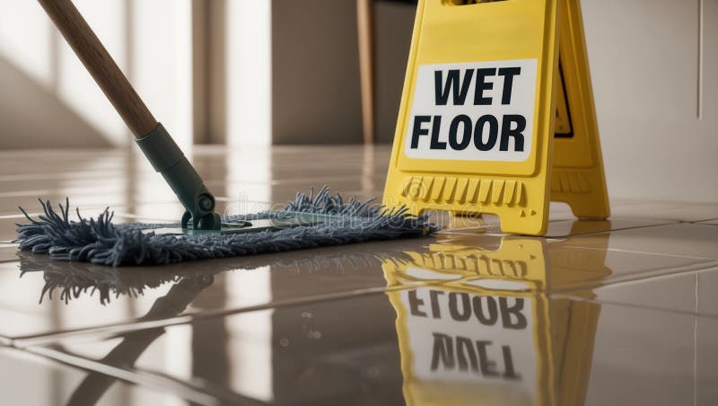 Janitor Caution Sign Stock Illustrations – 245 Janitor Caution Sign ...