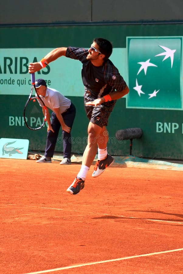 Janko Tipsarevic Chez Roland Garros 2012 Image stock éditorial - Image ...