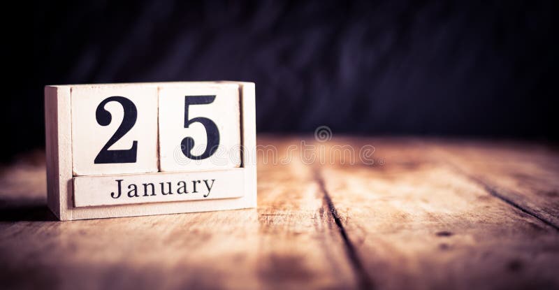 25. Januar, 25. Januar, 25. Januar, Kalendermonat - Datum Oder ...