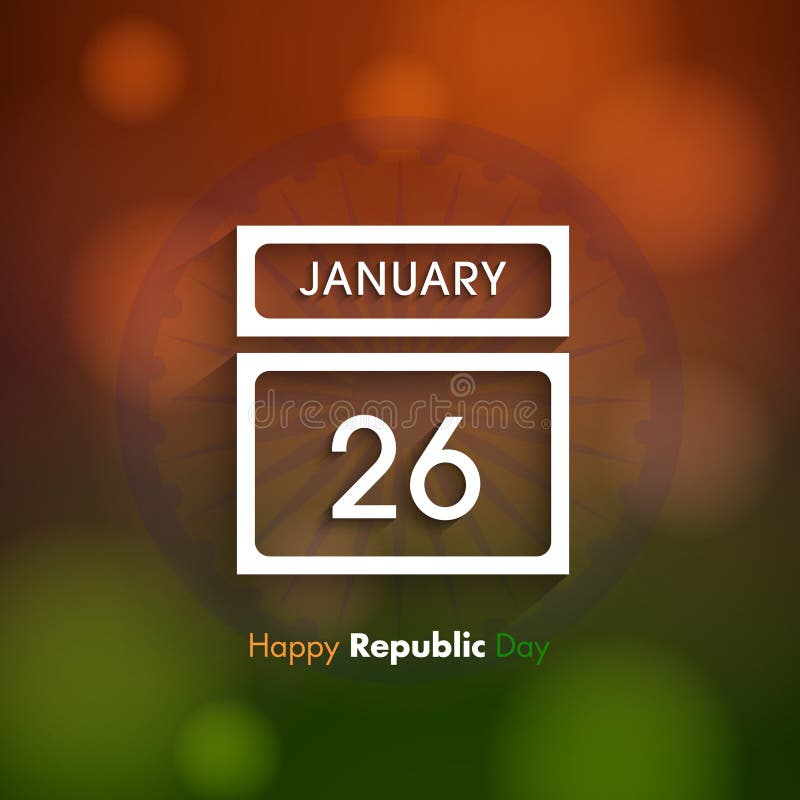 Illustration of Indian Republic Day,26th January. Stock Vector ...