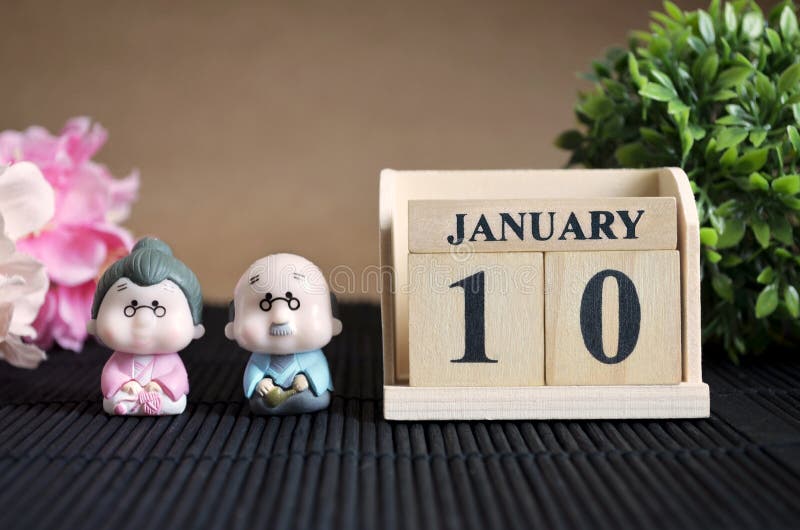 January 10, Cover Design with Number Cube0 Stock Image - Image of 2037 ...