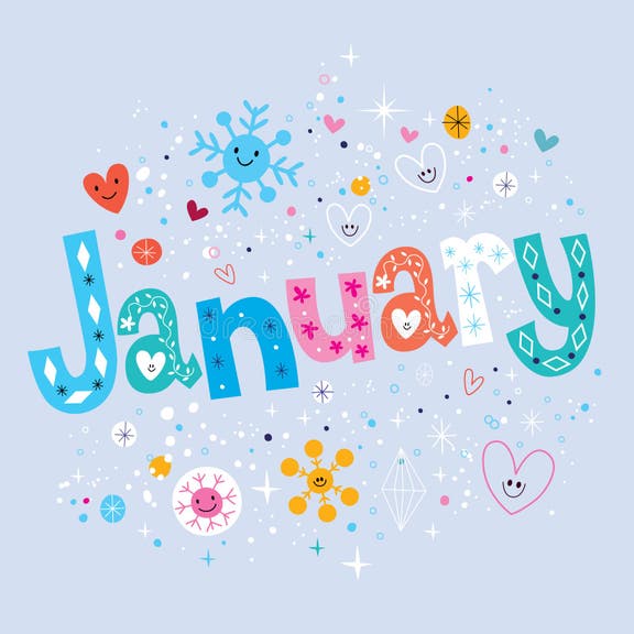 Word January Stock Illustrations – 6,692 Word January Stock ...