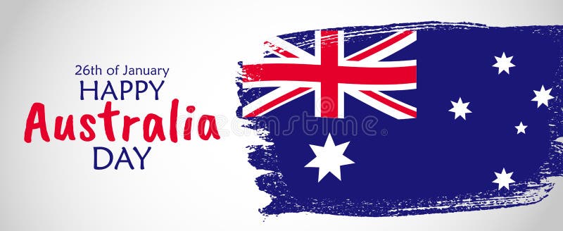 26 January Happy Australia Day. Vector Illustration Stock Vector ...