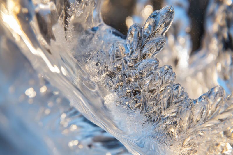 January 7 Ice Sculpture Art Stock Illustration - Illustration of soft ...