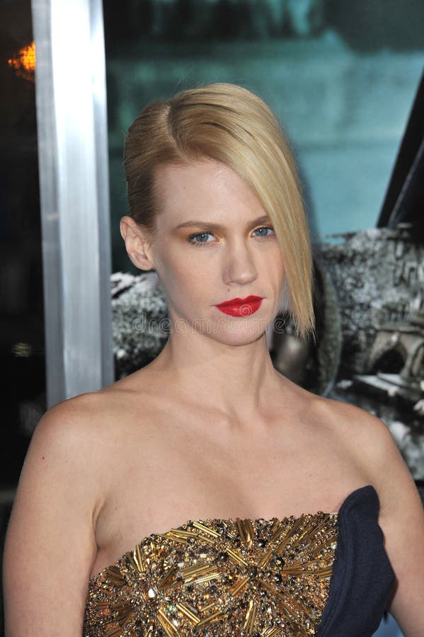 January Jones editorial photo. Image of theatre, jones - 26026166