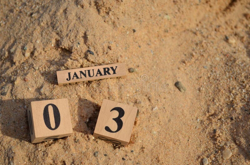 January 03 Number Cube Sand Background Stock Photos - Free & Royalty ...