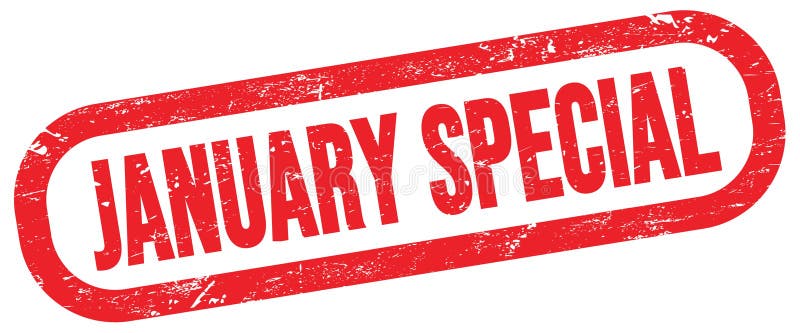 JANUARY SPECIAL, Text Written on Red Stamp Sign Stock Illustration ...