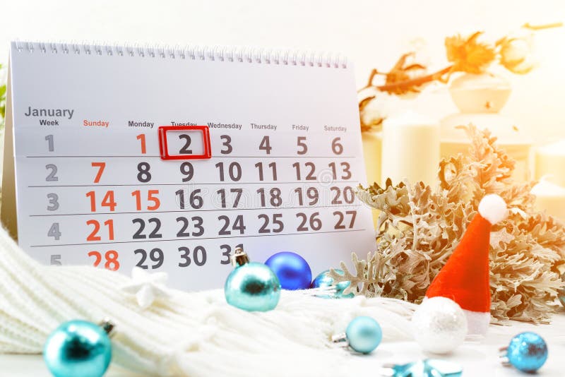 January 2th. Day 2 of Month Stock Image - Image of design, number ...