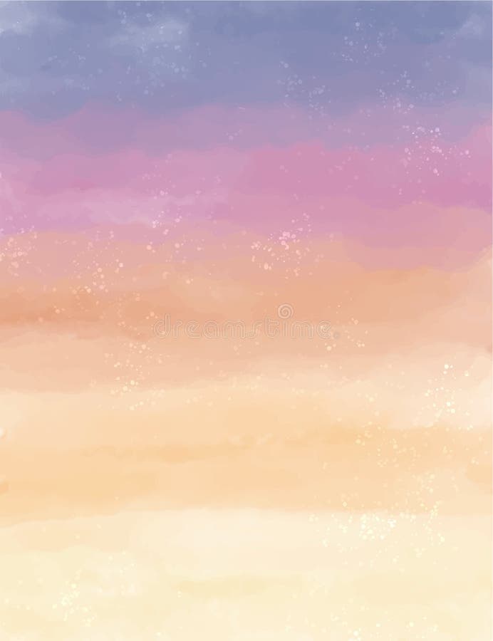 Twilight Light Background Abstract Watercolor. Stock Vector ...