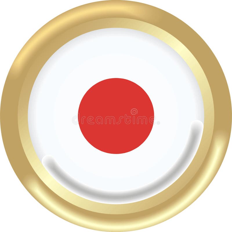 Japan Buttons stock vector. Illustration of banner, national - 10115486