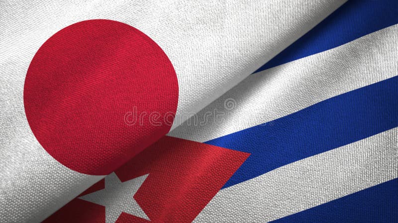 Japan and Cuba. the Japanese and Cuban Flags. Official Colors. Correct ...